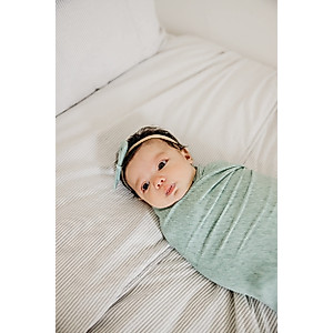 Copper Pearl Baby Swaddle Blanket - Wearable Premium Knit Baby Blanket, Large Soft Stretchy Receiving Blankets for Baby Boy and Girl, Swaddles for Newborn, Infant, and Toddler (Emerson)