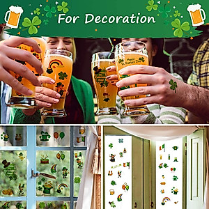 St Patricks Day Tattoos,16 Unique Sheets, 140 Pcs St Patricks Day Stickers, St. patrick's Day Temporary Tattoos Shamrock, Amazing Irish St Patricks Day Decorations Party Favors, A HIT for Your event!