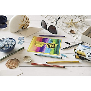 STABILO Premium Felt Tip Pen Pen 68 rollerset Algorithm Edition 25 Assorted Colours Including 5 neon