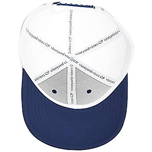 vineyard vines Men's Whale Dot Performance Trucker Hat, Blue Blazer, One Size