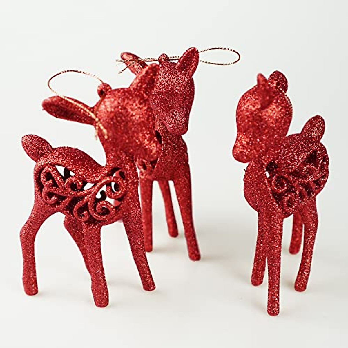 TORC Red Fine Glitter 4 oz Glitter Powder for Tumblers Resin Crafts Slime Cosmetic Nail Painting Festival Decoration