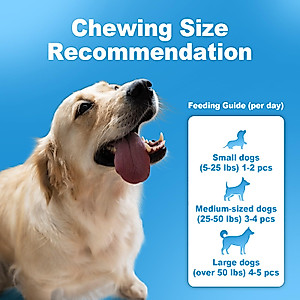 Amzey Cod Skin Dog Treats 24 OZ, High Protein Cod Fish Skin Rolls Rich in Omega-3, 100% Natural Dried Cod Fish Dog Chews for Teeth Cleaning, Pack of 4 Resealable Bags