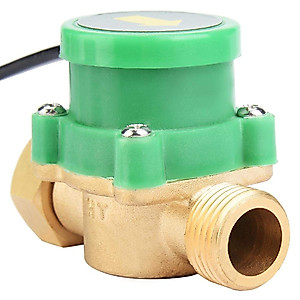 Water Flow Switch,G1/2-G1/2 Thread Water Pump Flow Sensor Electronic Pressure Automatic Control Switch 220V