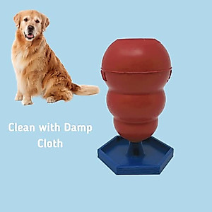 Freezer Holder & Packing Stand Compatible with Kong Dog Toys & Other Enrichment Toys | Enrichment Prep Stopper Stand Accessory for Dogs | Made in USA (Blue XL, XXL)
