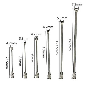 YITON Bird Feeders 20Ml Animal Feeding Syringe With 6Pcs Straight Stainless Steel Gavage Tubes Bird Feeding Accessories 1Set
