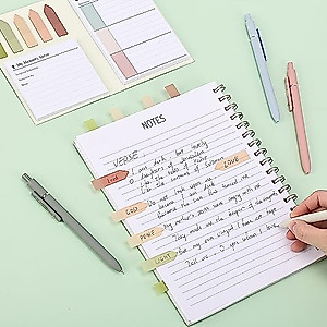 Mr. Pen- Holy Bible Study Sticky Notes, 225 pcs, Vintage Colors, Sticky Note Tabs, Bible Sticky Notes, Sticky Note Set, Bible Notes, Bible Study Notes, Sticky Notes for Bible Note Taking Supplies