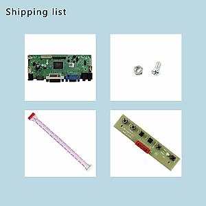 VSDISPLAY HD-MI DVI VGA Audio LCD Controller Board Fit for 17 inch 4:3 1280X960 DV170YGZ-N10 DV170YGM-N10