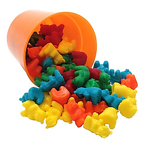 50 Counting Bears with 5 Cups