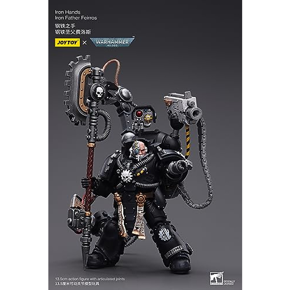 JoyToy Warhammer 40K: Iron Hands Iron Father Feirros 1:18 Scale Action Figure