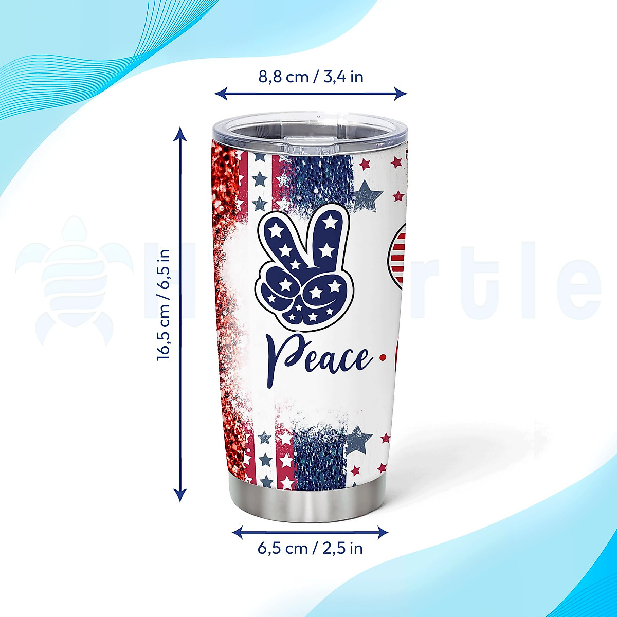 Hyturtle Personalized Sunflower Tumbler 14012023 (American)