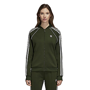 adidas Originals Women's Superstar Track Jacket, Night Cargo, S