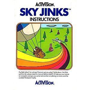 Sky Jinks Atari 2600 Instruction Booklet (Atari 2600 Manual ONLY - NO GAME) Pamphlet - NO GAME INCLUDED