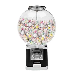 Vending Machine, Gumball Machine Big Capsule Vending Machine, Huge Load Capacity Gumball Bank, Candy Vending Machine for 1.26 in Gadgets,Suitable for Game Stores and Retail Stores Vintage Style,Black