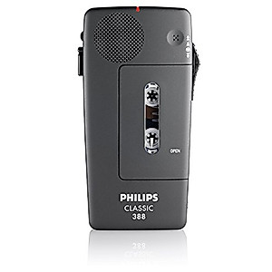 Philips LFH0388 Professional Pocket Memo, Black