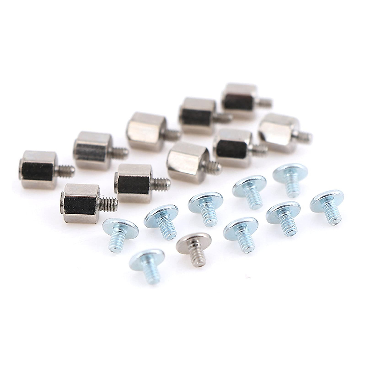 10Set Mounting Screws Kits Hand Tool Mounting Stand Off Screw Hex Nut for Most PC and Laptop Motherboard