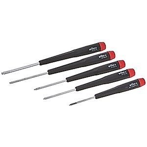 Wiha 26491 5-Piece Ball Metric End Hex Driver Set
