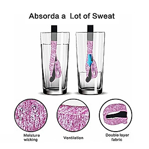 VR Mask Sweat Band for Oculus Go Quest 2 Adjustable Sweat Guard for VR Headset Breathable VR Mask Eye Face Cover Sweat Absorber for VR HMD Padding Use for Women Men Machine Washable - 3Pcs