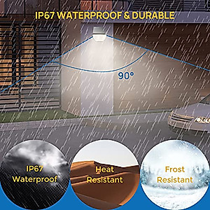 Linkind Solar Spot Lights Outdoor, 6500K Daylight Solar Spotlight, IP67 Waterproof Adjustable Solar Panel, Solar Landscape Garden Light for Yard Patio Trees, 6 Pack