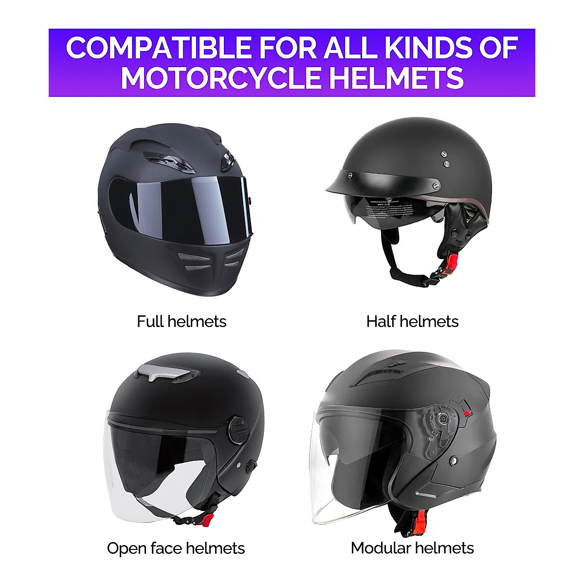 RACOONA Helmet Button Buckle,Motorcycle Helmet Quick Release Buckle Strap Locks,Car Accessories otorcycle Helmet Speed Clip Quick Release Chin Strap Button,Bike Helmet Clip Buckle,Fits for Any Helmet