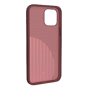 URBAN ARMOR GEAR [U] by UAG Designed for iPhone 12 Pro Max Case [6.7-inch screen] Case Aurora Rugged Lightweight Slim Stylish Shockproof Translucent Protective Phone Cover, Dusty Rose