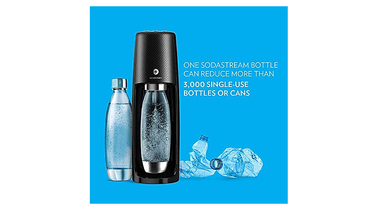 SodaStream Fizzi One Touch Sparkling Water Maker – Effortless Fizz