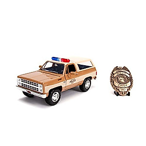 Jada Toys Stranger Things 1980 Die Cast Blazer with Badge Standard, Multi-Colored (JA31111)