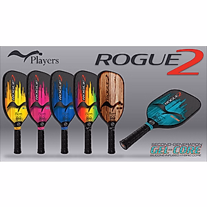 Rogue2 Second Generation Gel-Core Pickleball Paddle USAPA Approved and Made in The USA (Teal)