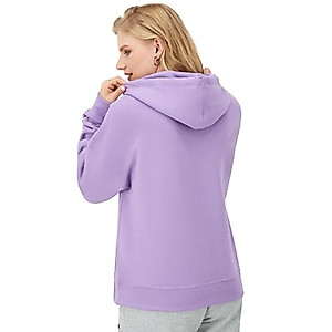 Champion Women's Hoodie, Powerblend, Fleece Hoodie, Sweatshirt for Women, C Logo (Reg. or Plus)