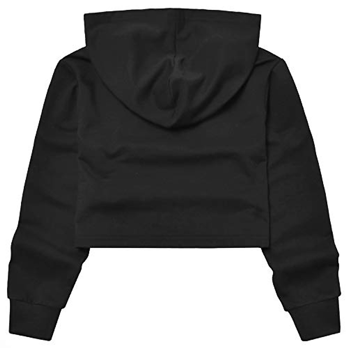 Perfashion Girls Halloween Sweatshirt Skeleton Crop Hoodie Glow in the Dark for Kids Costume 10 11