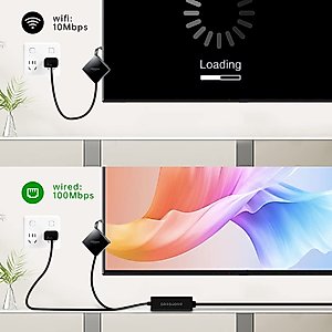 4 in 1 Ethernet Adapter and 3 Ports USB OTG Hub for Fire TV Stick 4K/Chromecast/Google Home Mini/Raspberry Pi Zero and Other Streaming TV Sticks,Micro USB OTG Cable HUB with Powered Network Adapter