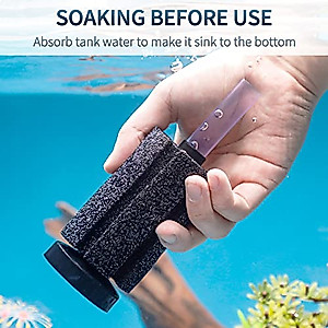 Pawfly Aquarium Bio Sponge Filter Quiet Betta Fry Shrimp and Small Fish Foam Filter for Fish Tanks up to 20 Gallons