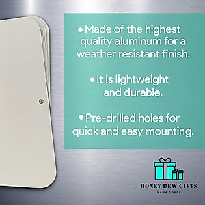 Honey Dew Gifts Restroom Sign, Baby Changing Station 9 inch by 12 inch Metal Aluminum Baby Changing Station Sign for Business, Made in USA