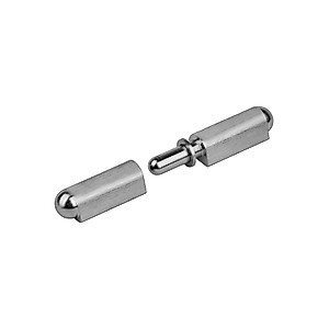 MOUNTAIN_ARK 10 Pack 2-3/8" x 1/2" Weld On Bullet Hinges, Weldable Barrel Gate Hinges for Trailer, BBQ Smoker, Stainless Steel 304