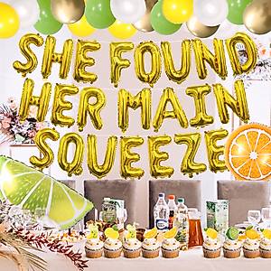 She Found Her Main Squeeze Bridal Shower Decorations Lemon Bridal Shower Decorations Lemon Themed Bridal Shower Decor Bachelorette Party Decorations Bachelorette Party Favors Lemon Balloons