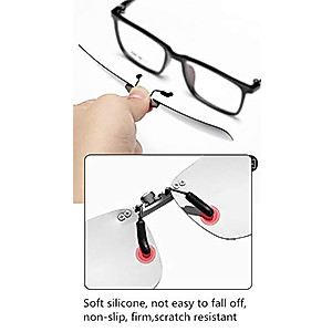 Polarized Clip On Sunglasses for Men Women Clips for Glasses Non-Flip Up for Outdoor/Driving