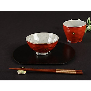 奥川陶器 Okugawa Toki Red Rabbit Mug 392917