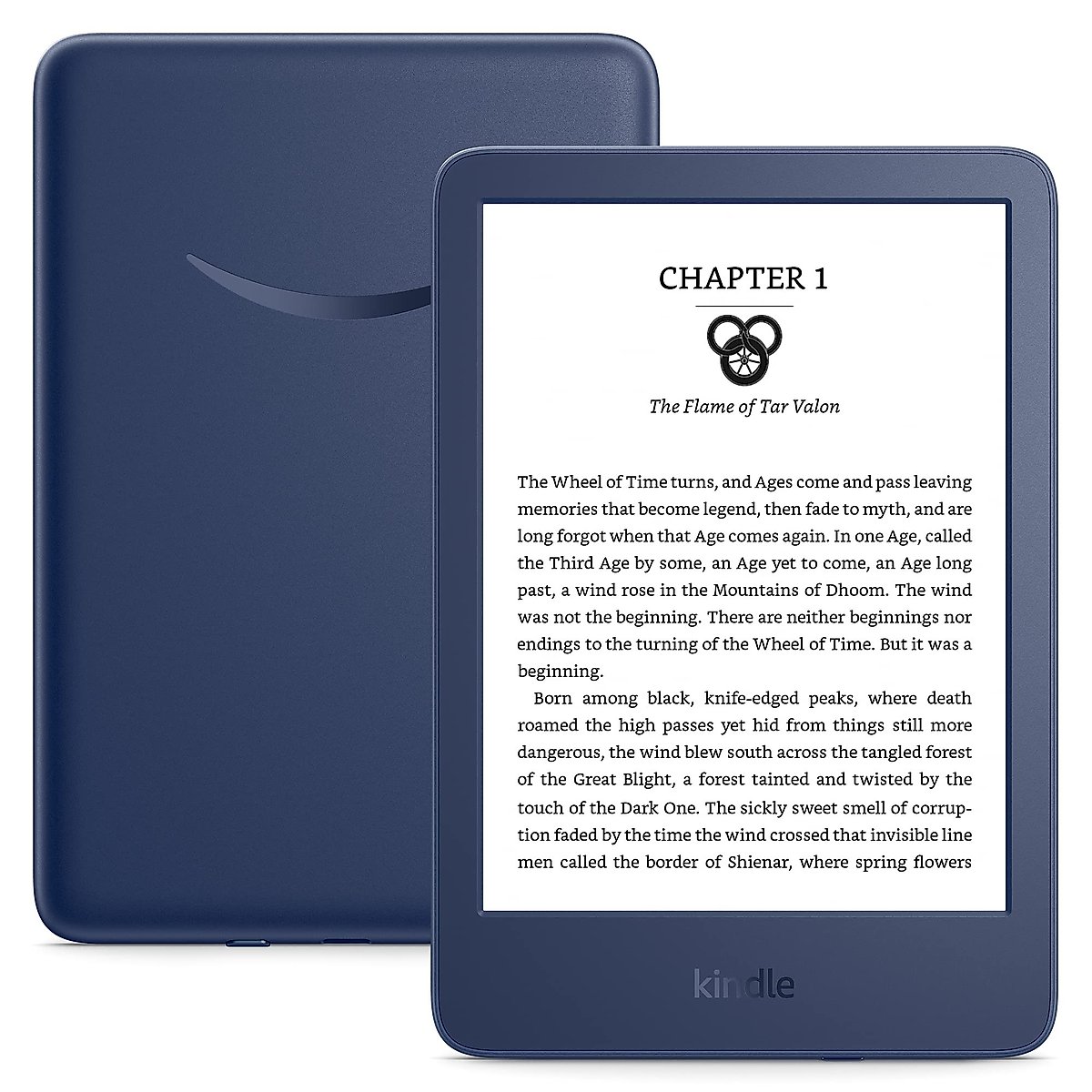 Like-New Kindle (2022 release) – The lightest and most compact Kindle, now with a 6” 300 ppi high-resolution display, and 2x the storage - Denim