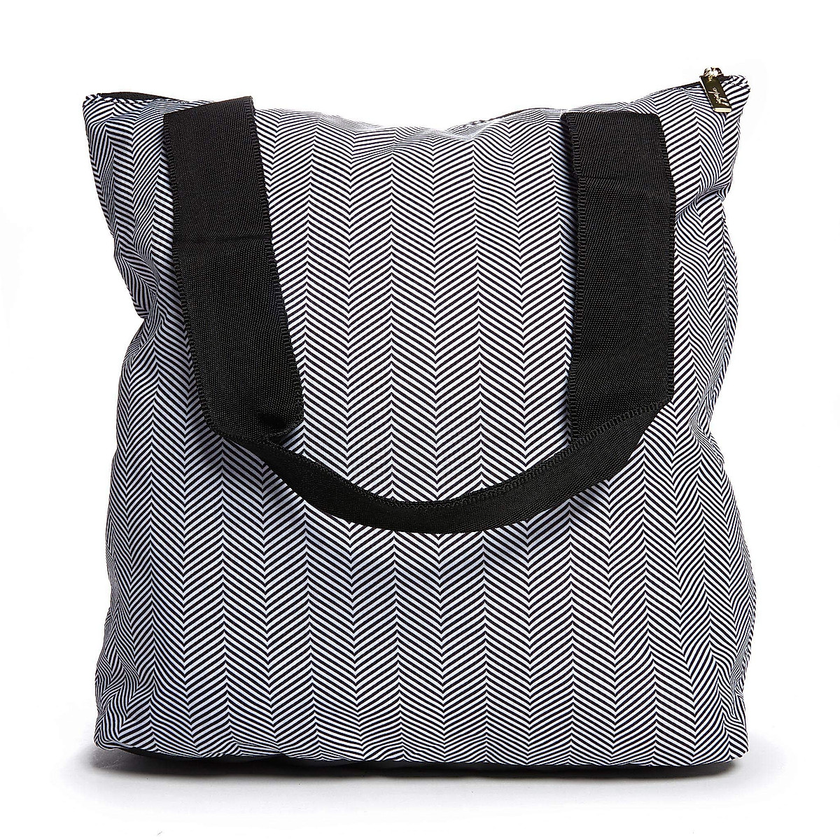 JuJuBe All That Tote Bag, Lightweight Zippered Tote Diaper Bag with Organization Pockets and Comfortable Shoulder Straps for Everyday Travel Work Laptop Bag or Baby Bag for Diapers, Accessories