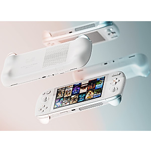 AYANEO Air PRO (AMD R5-5560U)- 5.5 Inches OLED Handheld PC Game Console Win 11 Laptop Touch Screen Video Game Console, CPU AMD Ryzen 5 5560U Processor Tablet PC,16GB RAM, 512GB Storage (Aurora White)