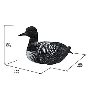 Hi-Line Gift Ltd. Sitting Common Loon Garden Statue