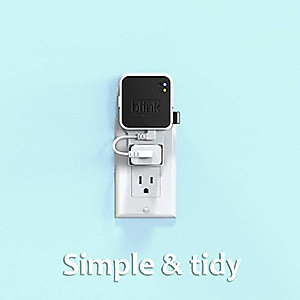 64GB USB Flash Drive and Outlet Mount for Blink Sync Module 2, Save Space and Easy Move Mount Bracket Holder for Blink Outdoor Indoor Security Camera System, Without Messy Wires or Screws