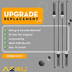 W11217817 Washer Suspension Rod Kit Replaces W11159470 W11226768 For Whirlpool, Maytag, Amana, Kenmore Washer WTW4855HW1 MVWC465HW2 WTW4955HW1 WTW4655JW0 WTW4655JW1 WTW4850HW0 WTW4850HW1 WTW4850HW2