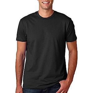 Hanes Men's Nano Premium Cotton T-Shirt (Pack of 2), Black, X-Large