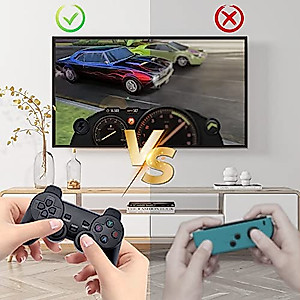Retro Game Console,4K HDMI Output,Plug and Play Video Game Stick Built in 7000+ Games,8 Classic Emulators, with Dual 2.4G Wireless Controllers