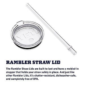 YETI Rambler 25 oz Straw Mug, Vacuum Insulated, Stainless Steel, Cosmic Lilac