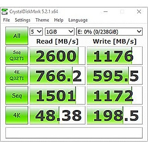 Toshiba XG3 Single Sided 80mm (2280) M.2 PCI Express 3.0 x4 (PCIe Gen3 x4) OEM NVMe Client SSD (256GB)