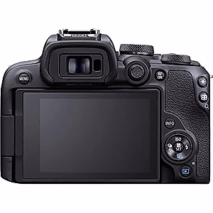 Canon EOS R10 Mirrorless Camera (5331C002) + 4K Monitor + Rode VideoMic + Sony 64GB Tough SD Card + Bag + Charger + 3 x LPE17 Battery + Card Reader + LED Light + Corel Photo Software + More (Renewed)