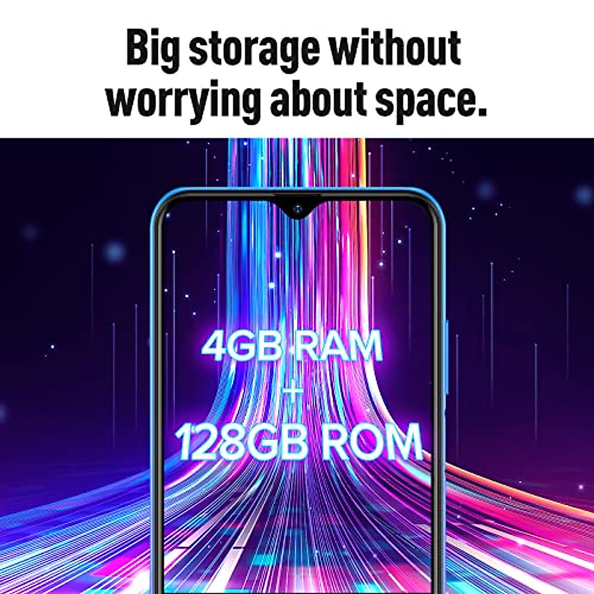 Ulefone Note 12 (2022) Phones Unlocked, 7700mAh 6.82" HD+ 4GB+128GB/128GB Extension, Android 11, 13MP+8MP Camera, 4G Dual SIM Smartphones, Fingerprint & Face Unlock Cell Phones, US Version - Blue