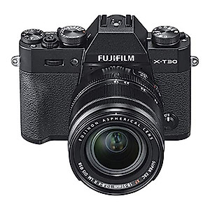 Fujifilm X-T30 Mirrorless Digital Camera w/XF18-55mm F2.8-4.0 R LM OIS Lens - Black