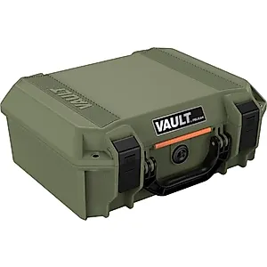 Vault by Pelican - V200 Multi-Purpose Hard Case with Foam for Camera, Drone, Equipment, Electronics, and Gear (OD Green)